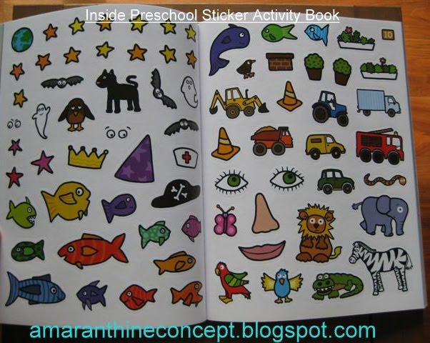 Amaranthine Concept: Sticker Activity Books