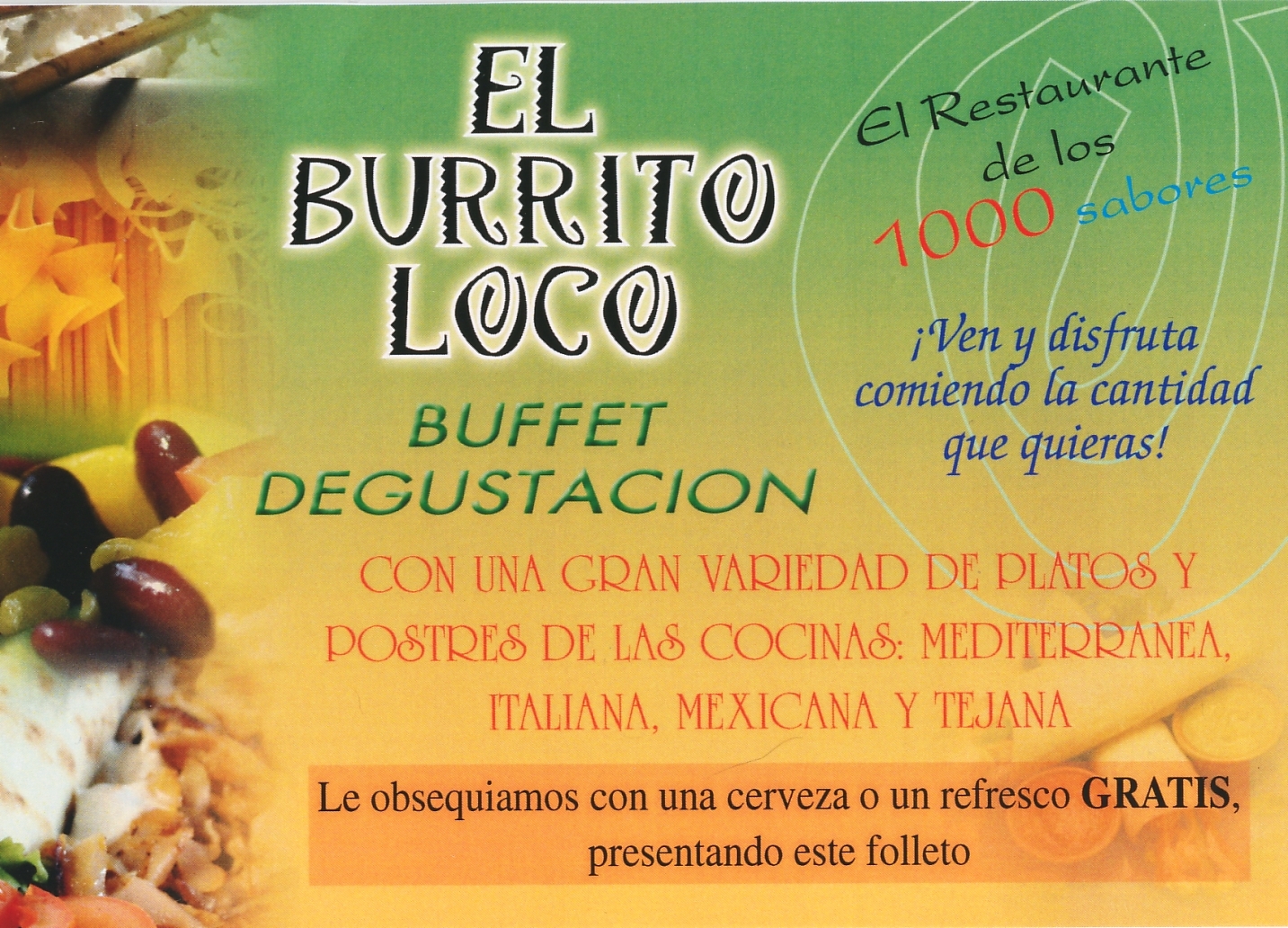 81 TRAZOS: Diseño Publicidad de un Restaurante