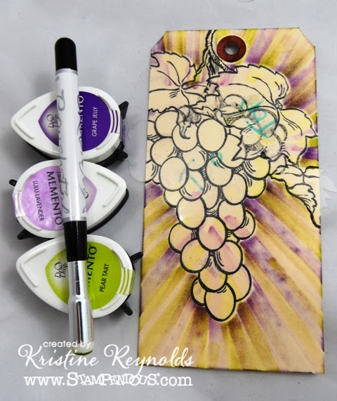 Stamping & Scrapping in California: Grape Tag Tutorial