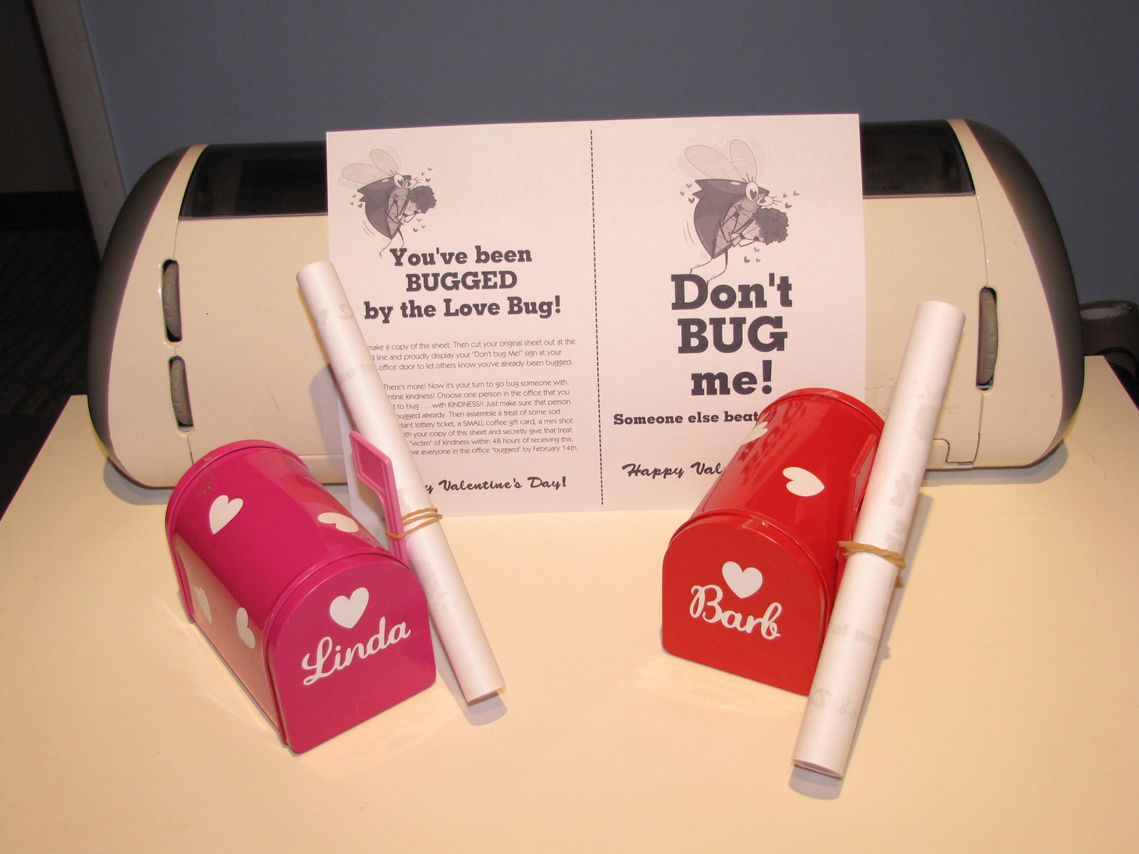 Jen's Happy Place: You've Been BUGGED!! ~ Valentine Office Fun!