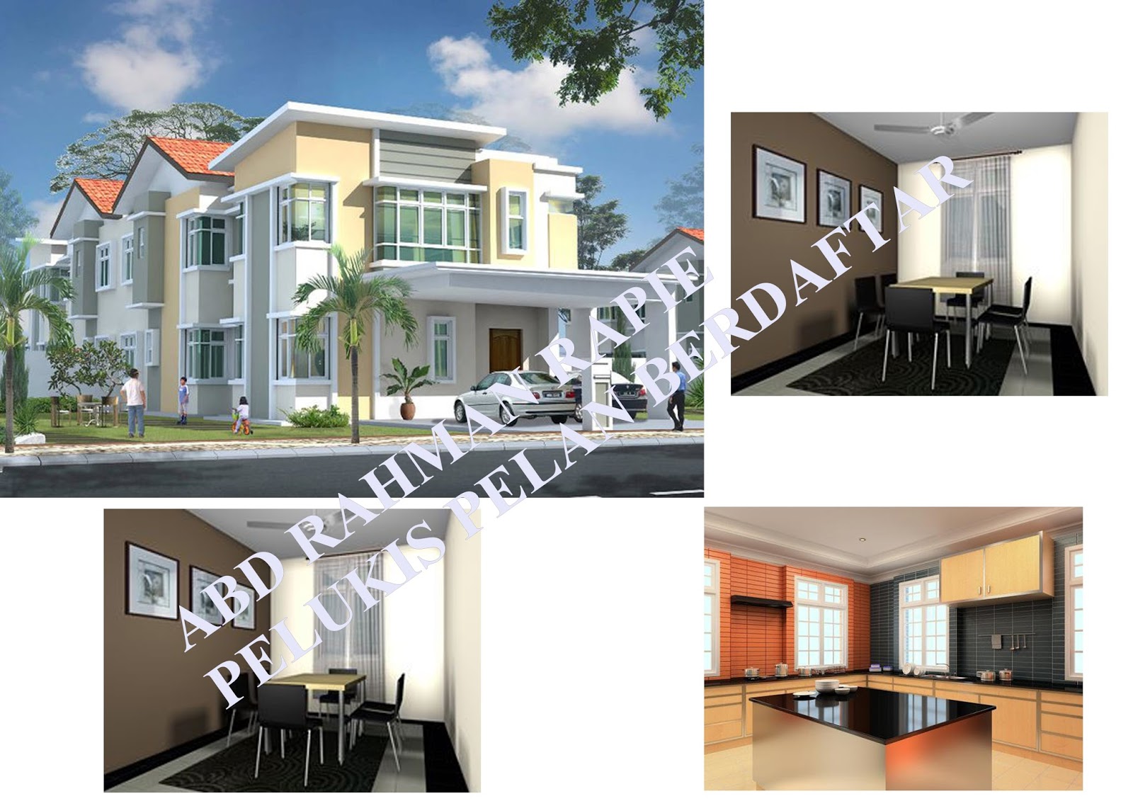 ABD RAHMAN Pelukis Pelan Berdaftar (Arkitek Consultant): Lukisan ...