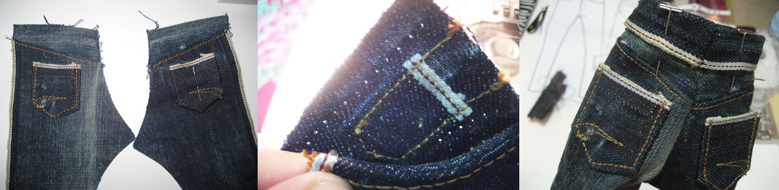 MOHSIN SAJID: Miniature "mini" Denim