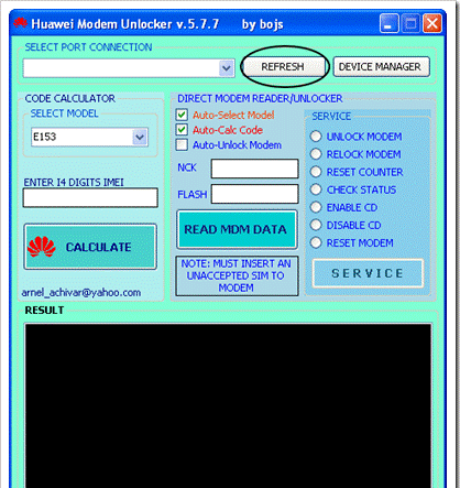 GenuineICT: Reset Unlock Any Huawei Modem Code Counter To Zero (0/10)