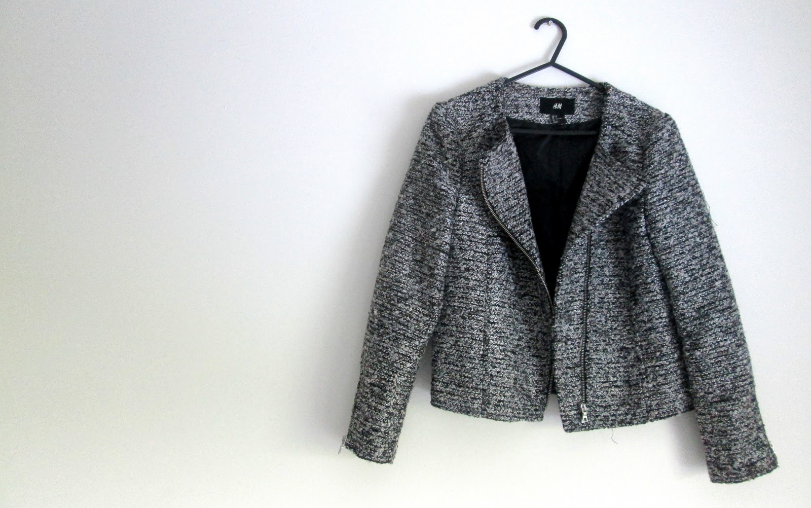 Hannah Cole The New Buyhandm Tweed Biker Jacket
