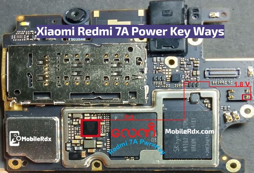 Redmi 7A Power Key Way