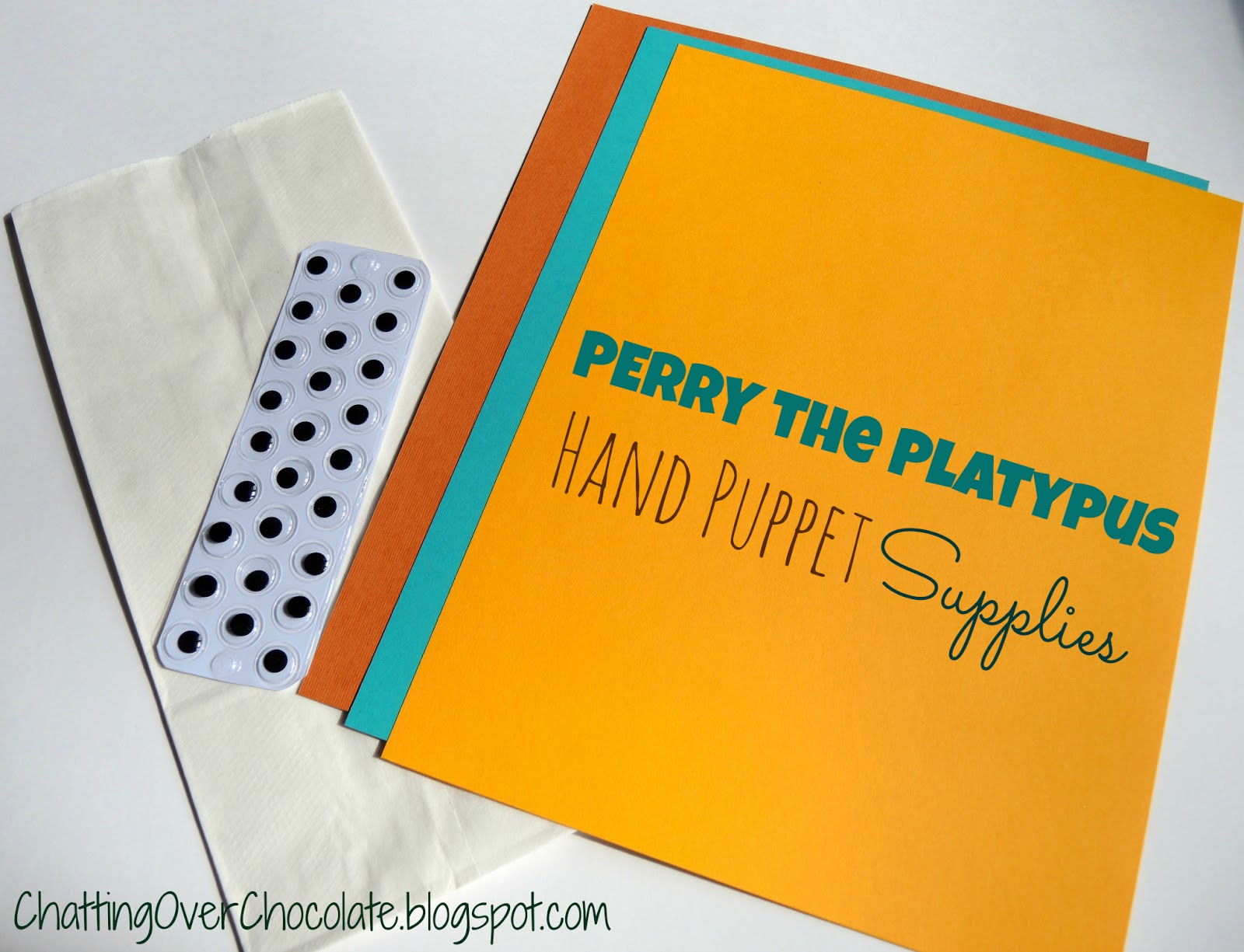 Chatting Over Chocolate: Magical Monday #6: Perry the Platypus Hand Puppet