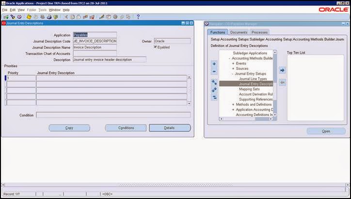Oracle Applications: Oracle R12 Account Payables Screen Shots