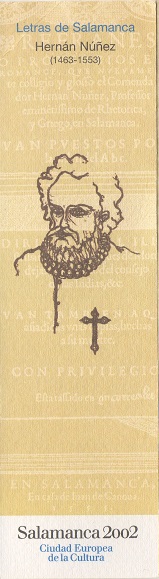 Marcapaginasporuntubo: Letras de Salamanca - Salamanca 2002