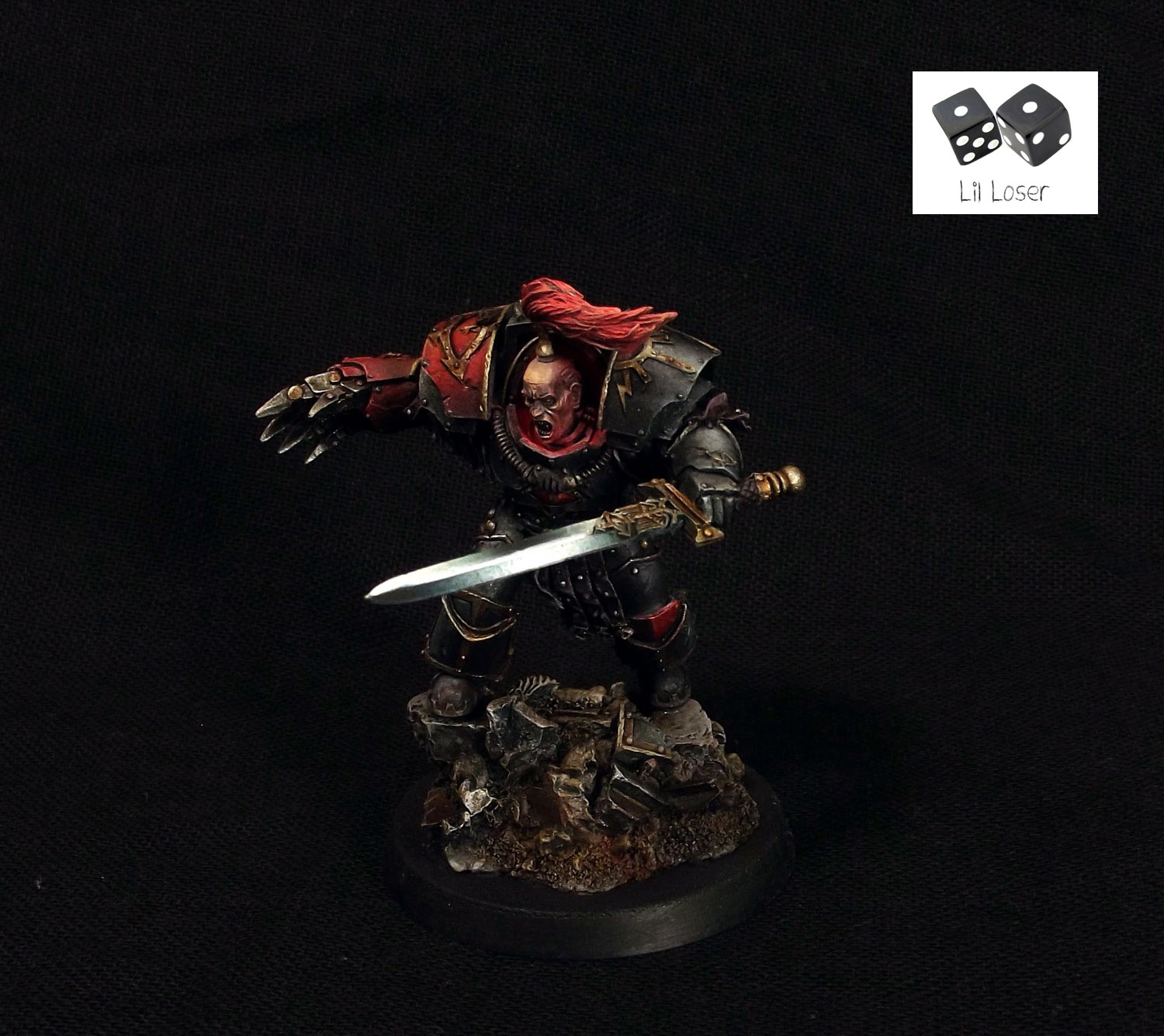Abaddon. First Captain of the Sons of Horus & Luna Wolves. Pride and ...