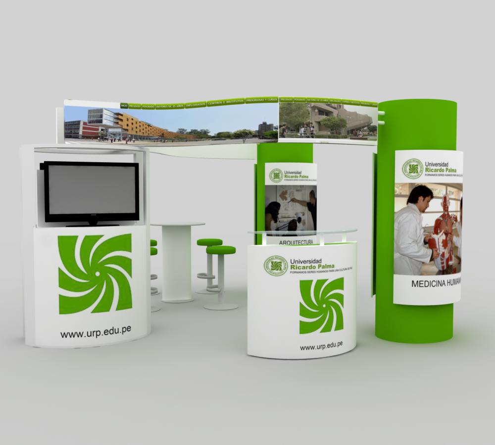 DISEÑART3D: DISEÑO STAND MODULAR UNIVERSIDAD RICARDO PALMA