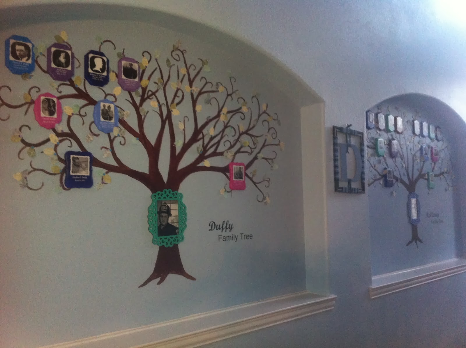 DIY Duffy: Family Tree Wall Display