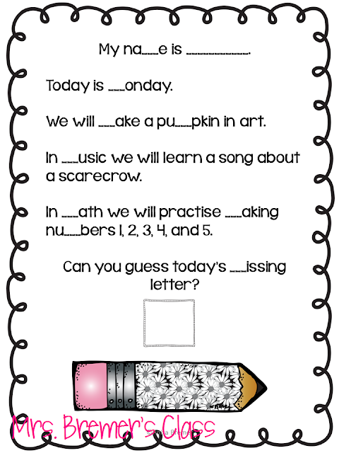 Class Morning Message Charts {editable} | Mrs. Bremer's Class