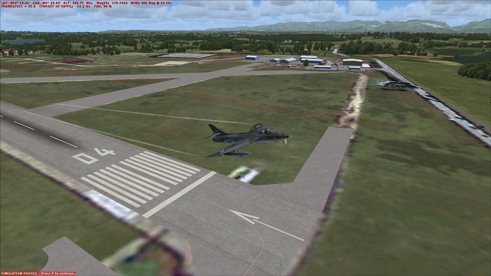 MS Flight Simulator X: North Wales, RAF Mona, RAF Valley and Caernarfon ...