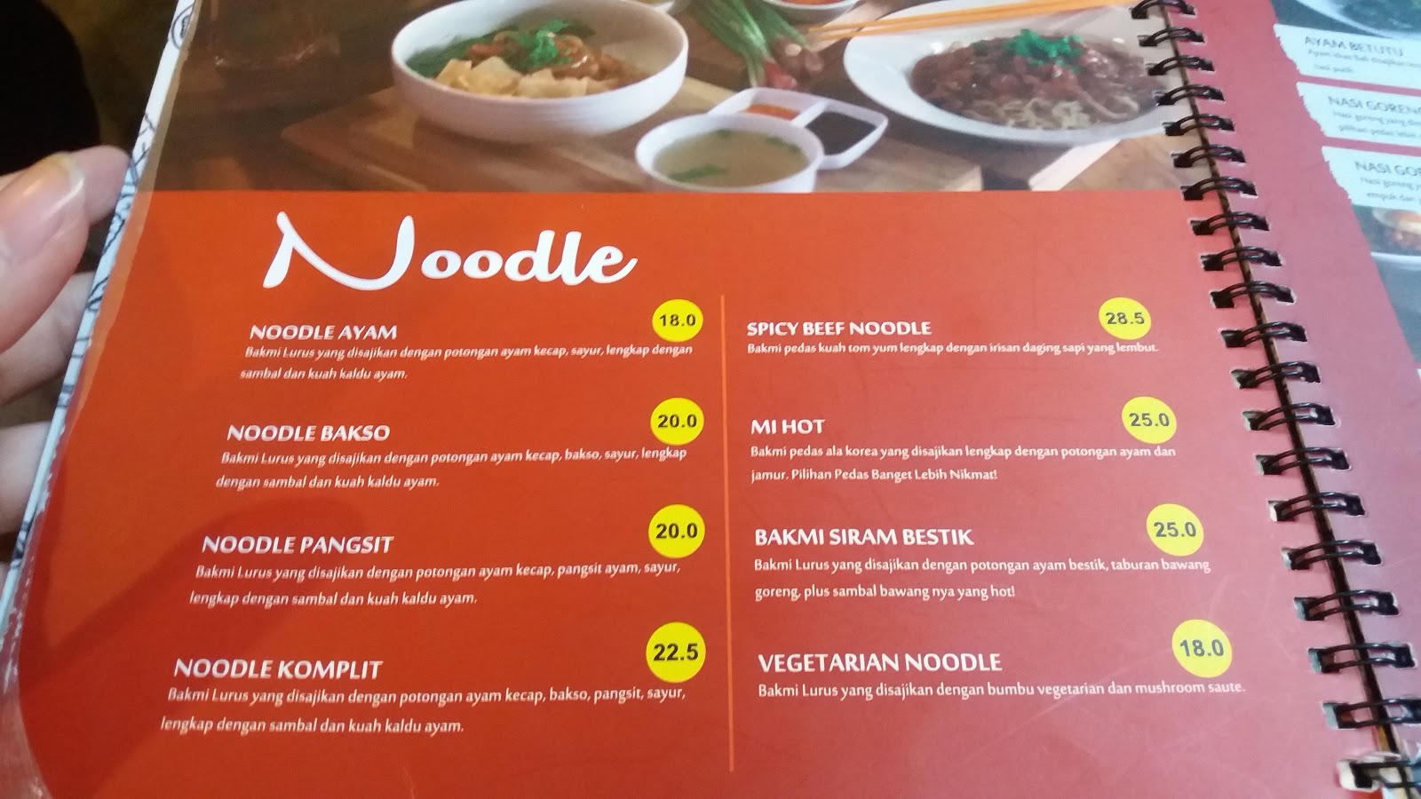 Nismut \(^_^)/: Daftar Menu Kedai Amarta Pleburan Semarang