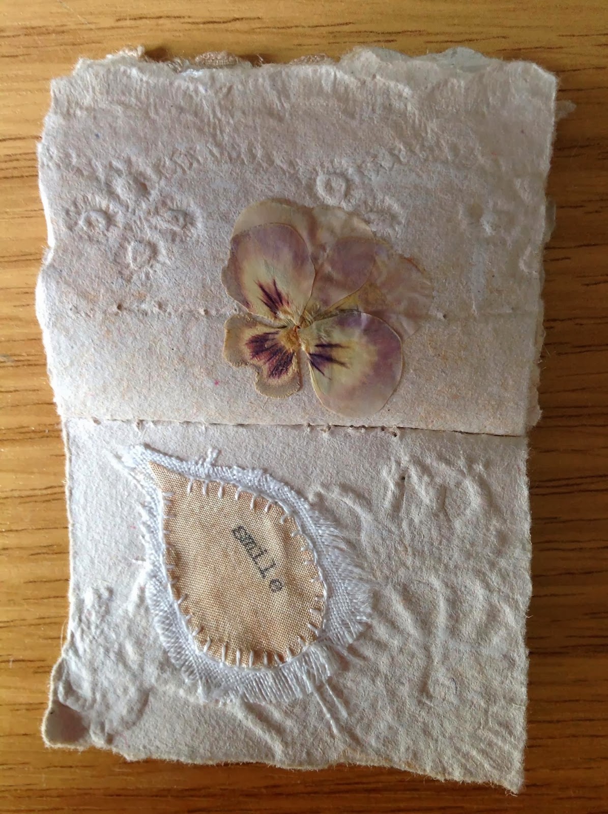 Interlaced-Textile Arts : Making Paper