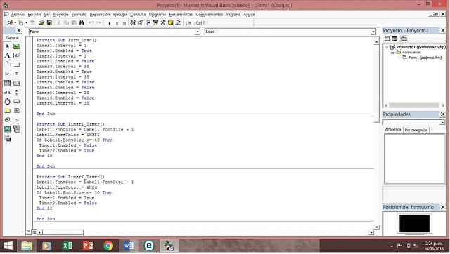 Herramientas de visual basic: TEXTBOX,LABE (ETIQUETA)