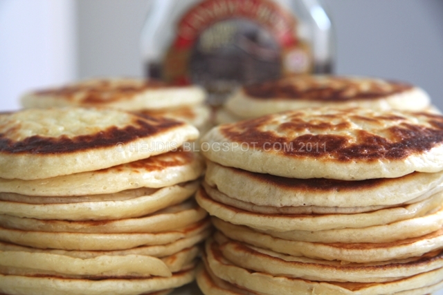 Heidis Verden: Opskrift: Små brunch-pandekager