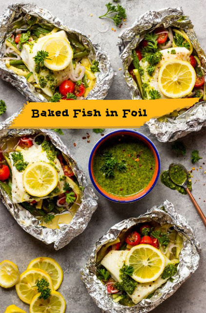 Baked Fish in Foil - Recipes Cottage