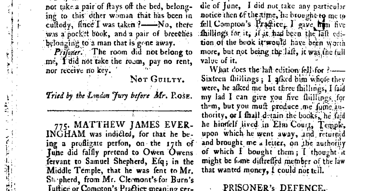 Family Stories: The trial of Mathew James Everingham