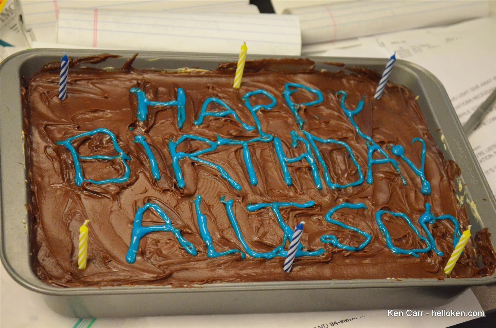 HelloKen.com: Happy Birthday Allison