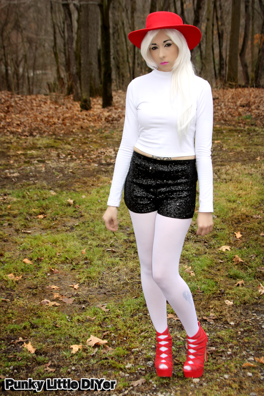 Punky Little DIYer: Red Hat, Red Shoes