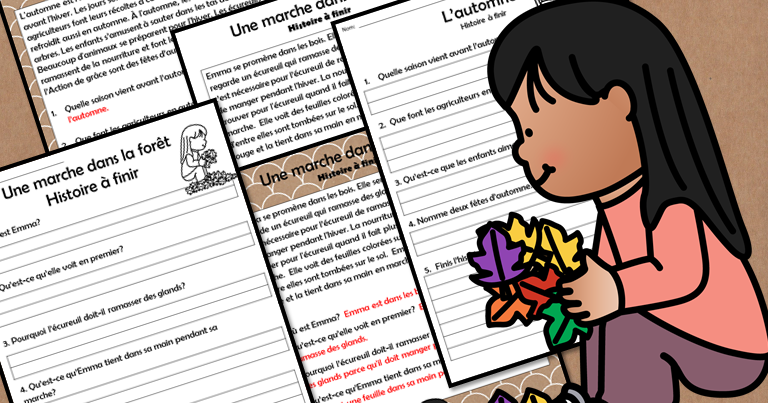 la classe de caro.: 2 HISTOIRES À FINIR – L’AUTOMNE - Avec questions de ...