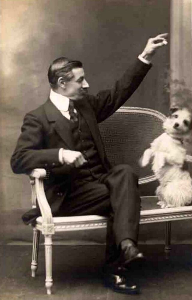 40 Lovely Photos of Victorian Gentlemen With Their Dogs From the 19th ...