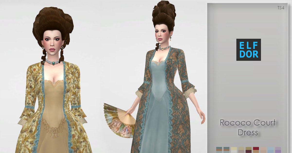 Rococo Court Dress - ELFDOR