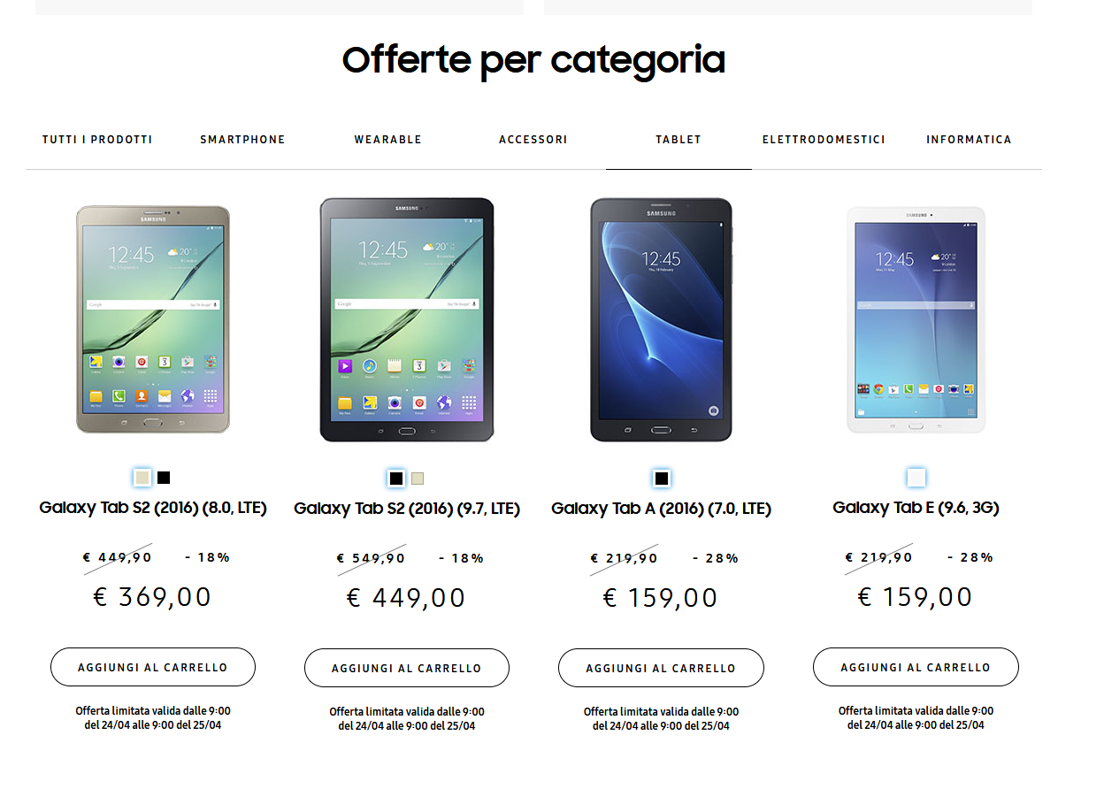 SAMSUNG MONDAY! Sconti PAZZI oggi sul Samsung Store - Tuttoxandroid