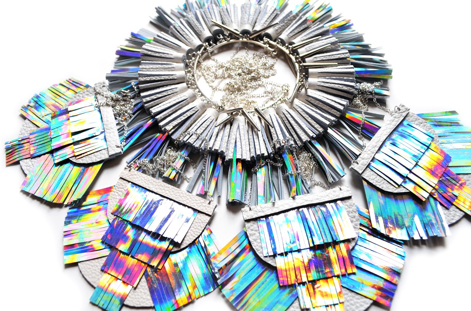 Boo and Boo Factory: Holographic Necklaces - Hologram Leather Jewelry ...