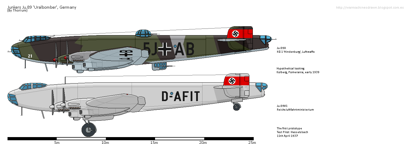 War Machines Drawn: Junkers Ju.89