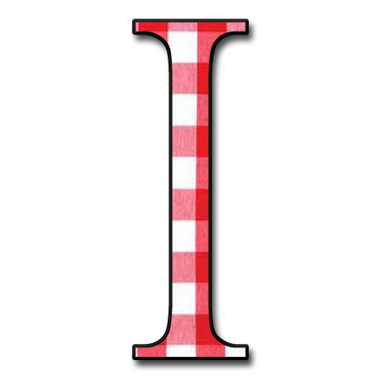 GRANNY ENCHANTED'S BLOG: "RED GINGHAM" Free Scrapbook Alphabet Letters ...