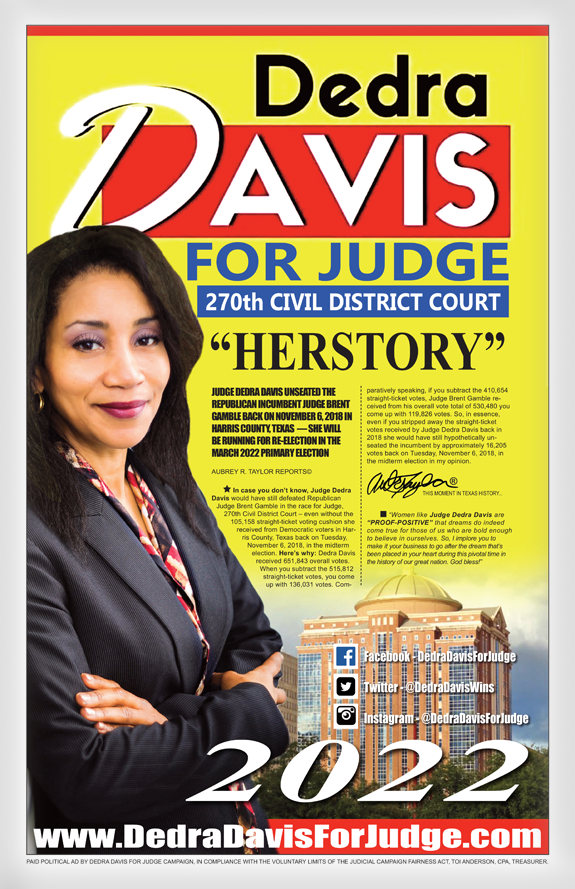 Houston Business Connections Newspaper©: Congratulations to Judge ...