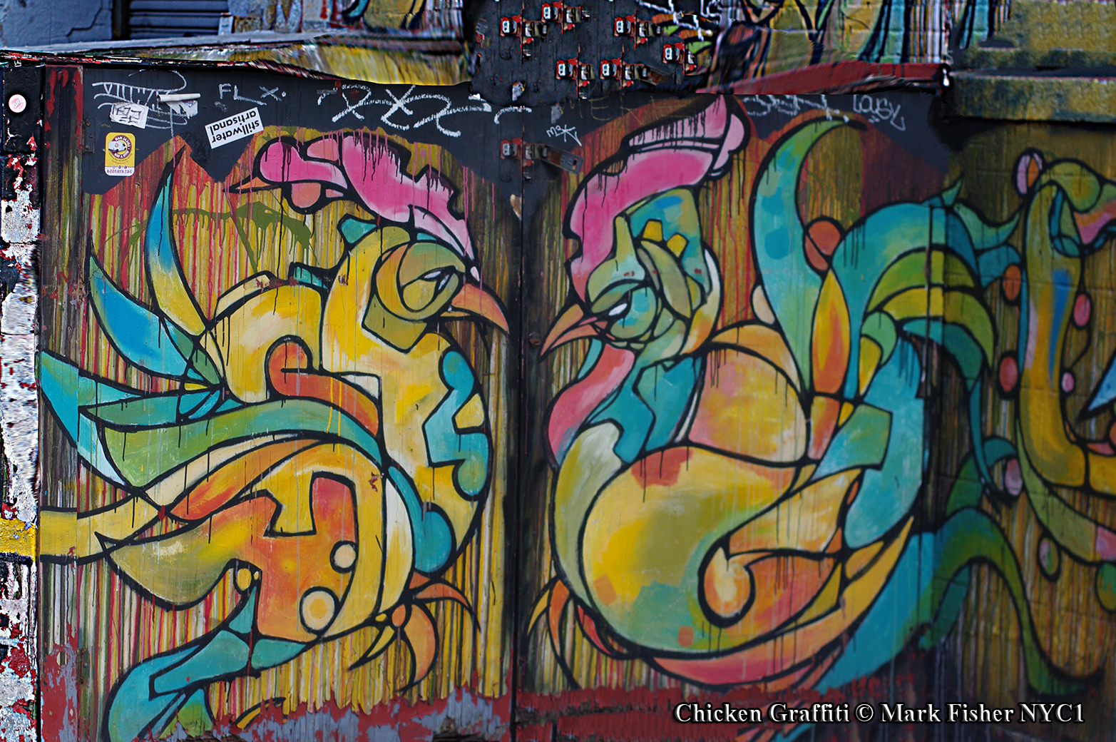Beyond The Image™: Chicken Graffiti • Mark Fisher American Photographer ...
