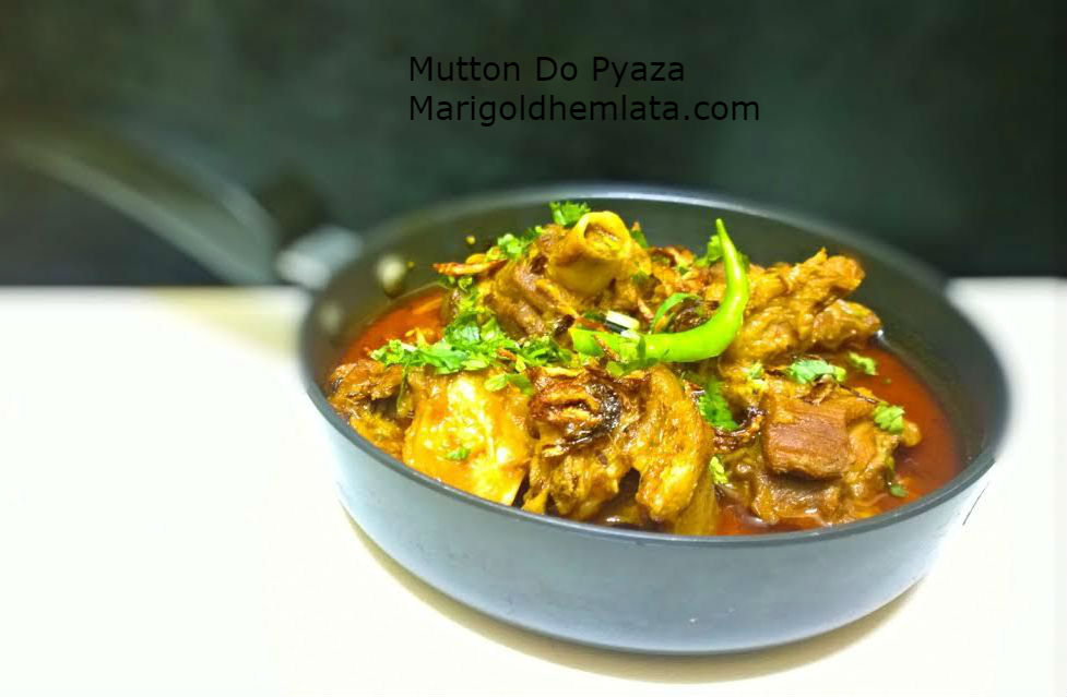 Hema's Musings: Mutton Do Pyaza / Gost Do Pyaza/ मटन दो प्याज़ा