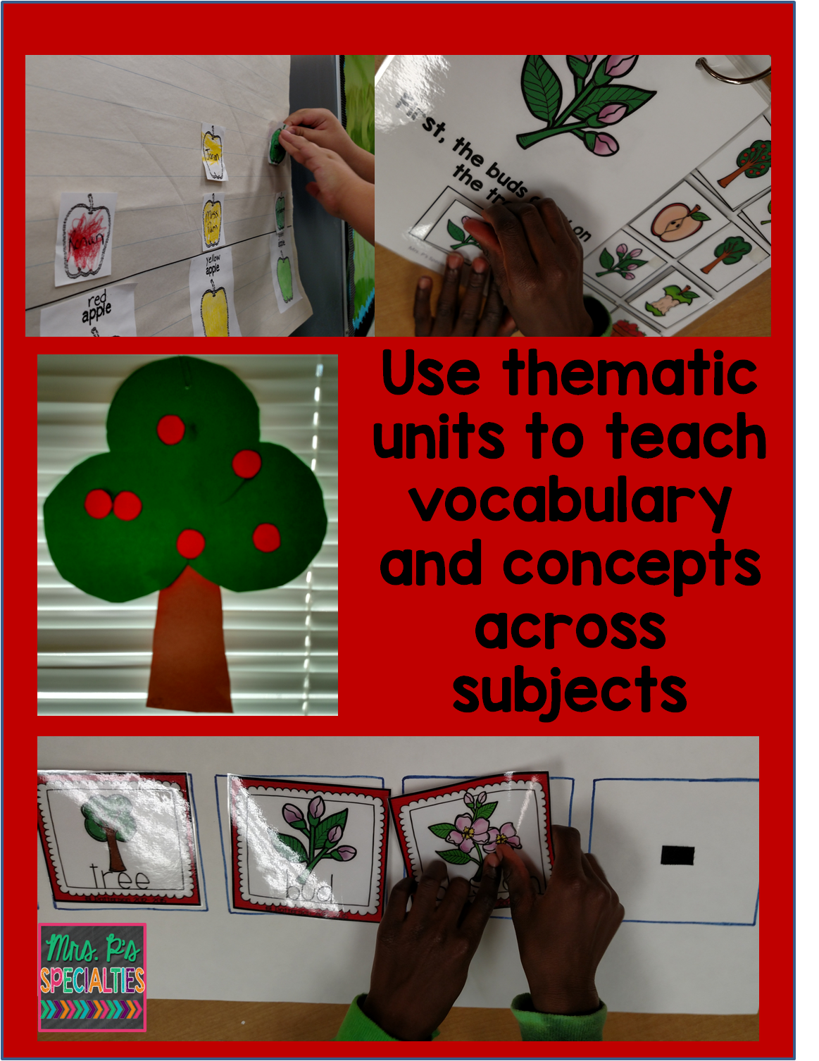 Apple Learning across the day! · Mrs. P's Specialties