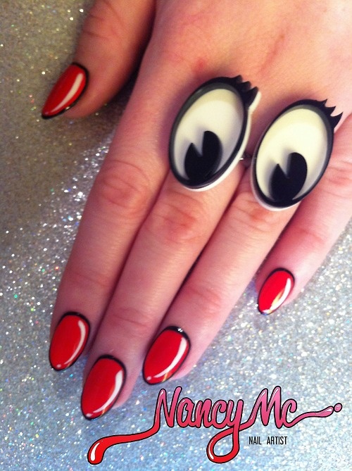 Not Your Mama's Nail Art: animated cartoon nails part 2