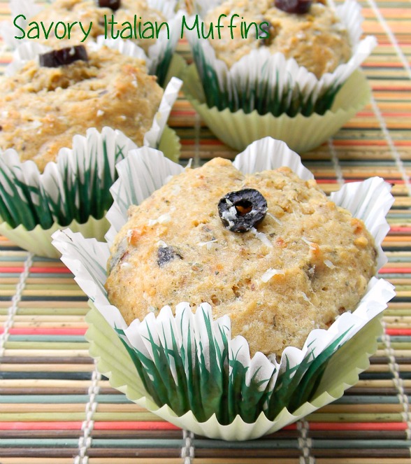 Wish Upon A Dish: Savory Italian Muffins ♥ Recipe Redux Sponsored Oat ...