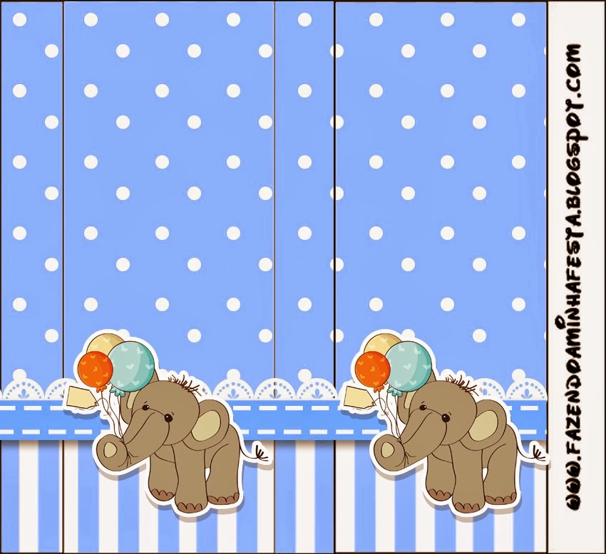 Lovely Elephant with Balloons: Free Printable Candy Buffet Labels. - Oh ...