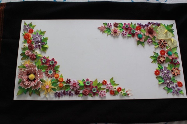 QUILLING IDEA BY FALGUNI: QUILLING FRAME 3