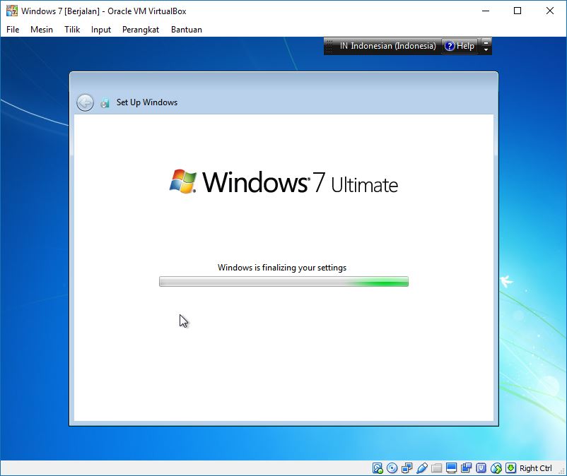 Tutorial Cara Install Windows 7 Dengan VirtualBox