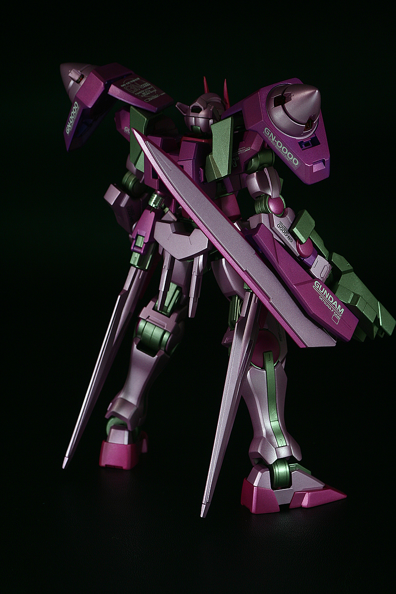 GUNDAM GUY: 1/100 GN-000+GNR-010 00 Raiser Trans-AM - Painted Build