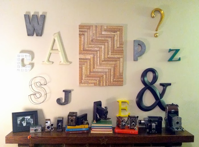 Jackie Sullivan : Sketch Blog: Wall Art with Vintage Rulers