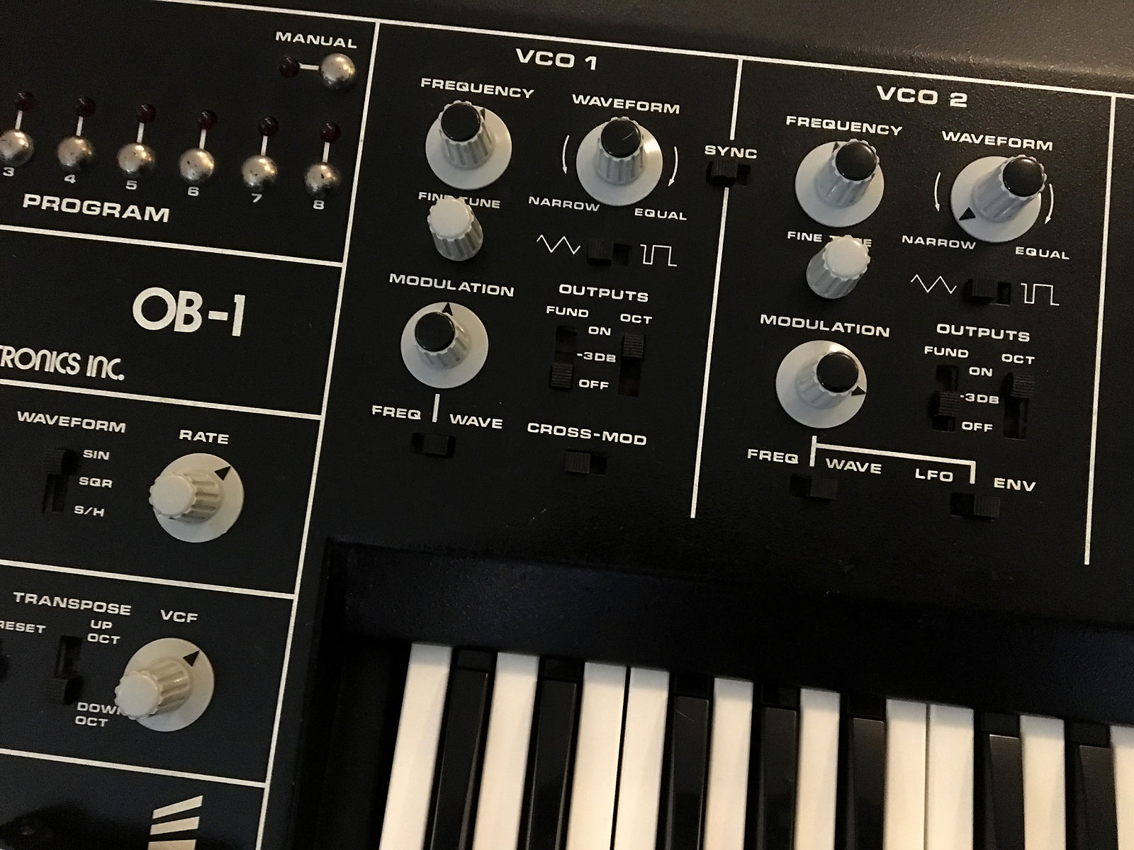 MATRIXSYNTH: Oberheim OB 1 Analogue Synthesiser - Number 59