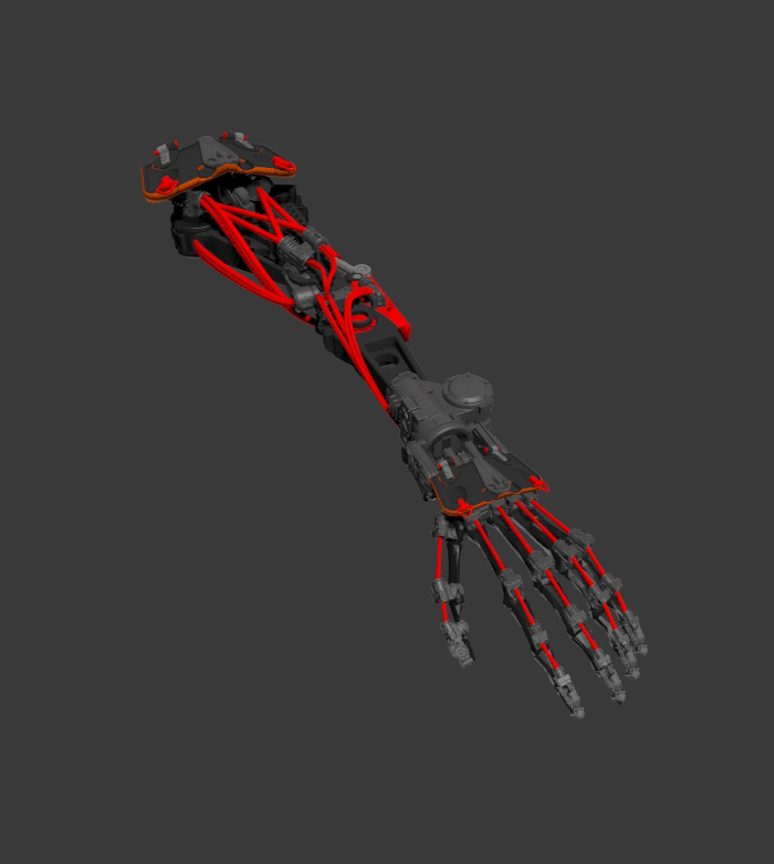 Mindschnapps: Samurai Robot Arm Gif