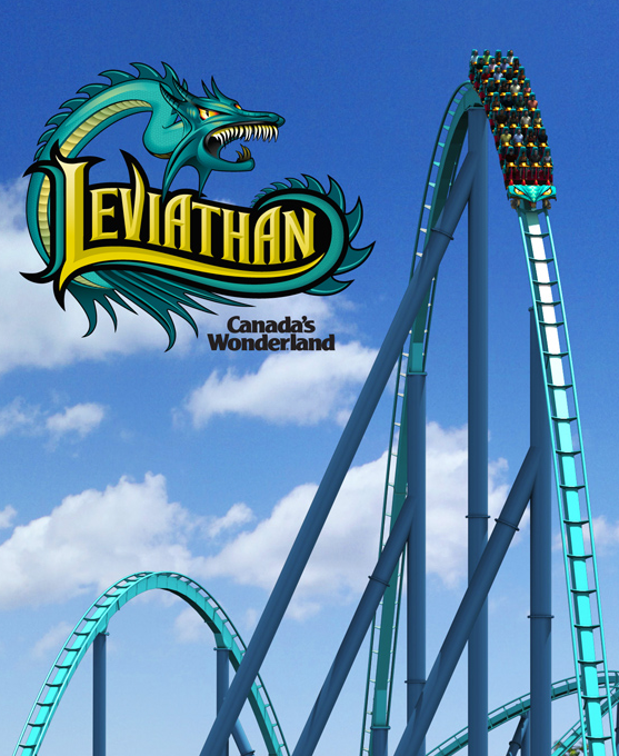 Leviathan Roller Coaster Logo