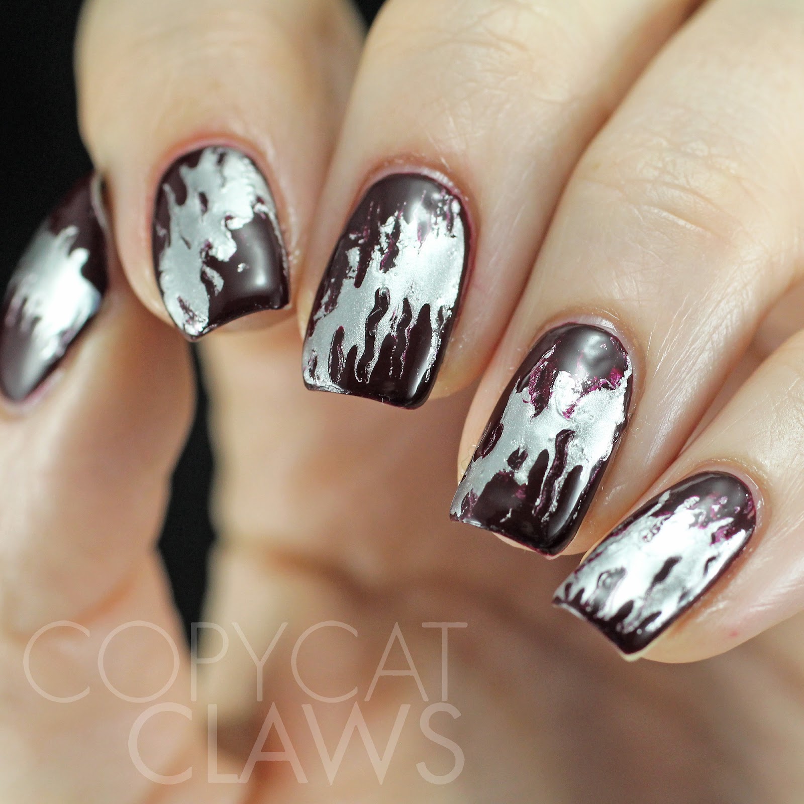 Copycat Claws: Needle Drag Nail Art