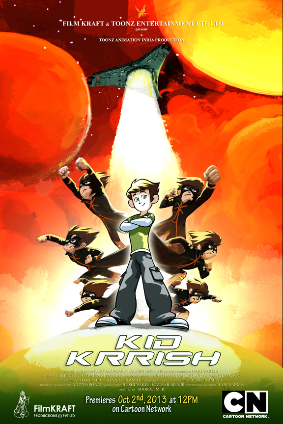 STARFRIDAY : KID KRRISH TO FEATURE ON CARTOON NETWORK ON OCTOBER 2 AT 2 PM.