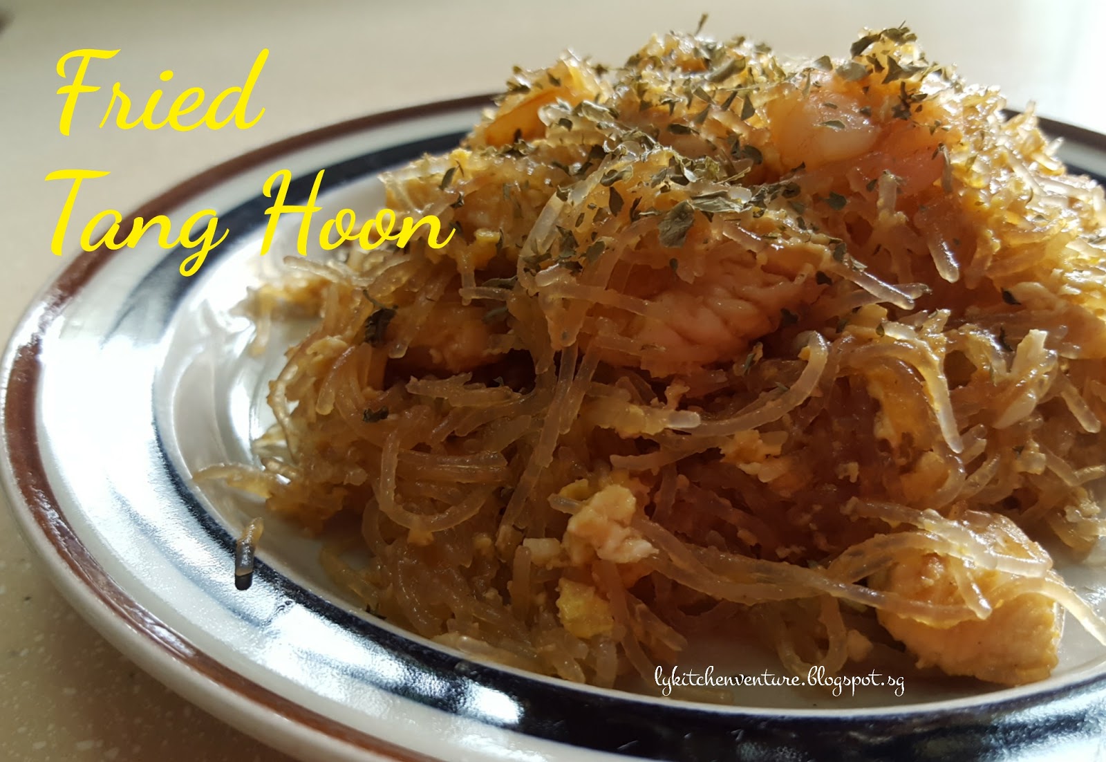 LY's Kitchen Ventures: Fried Tang Hoon (Fried Glass Noodles)