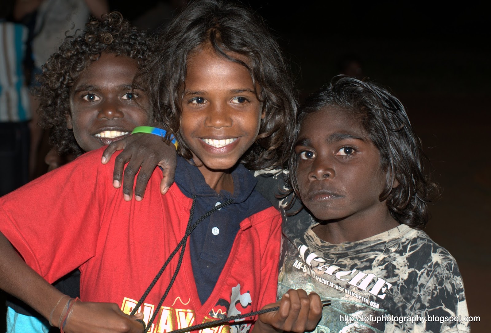 Tofu Photography: Aboriginal children at a disco in Gapuwiyak, Northern ...
